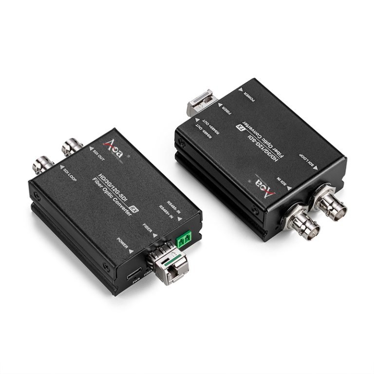 SDI-12G 12G SDI Video to Fiber Converter -AOA Tech